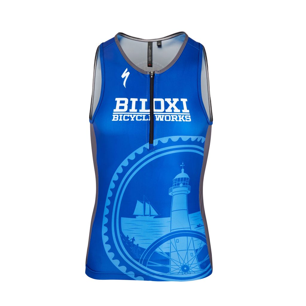Biloxi Bicycle Works Tri Singlet - Men's